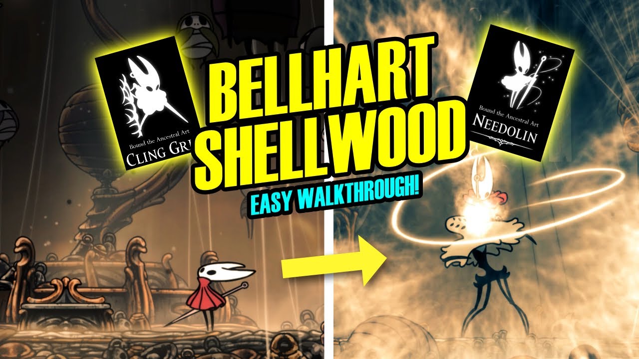 EASY Bellhart and Shellwood Walkthrough! | Hollow Knight Silksong - YouTube
