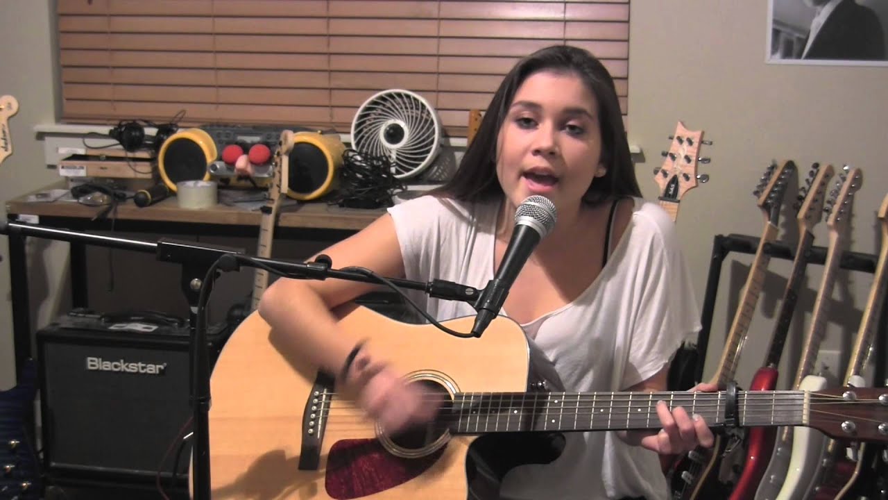 Laura 14 years old playing Sparks Fly - YouTube