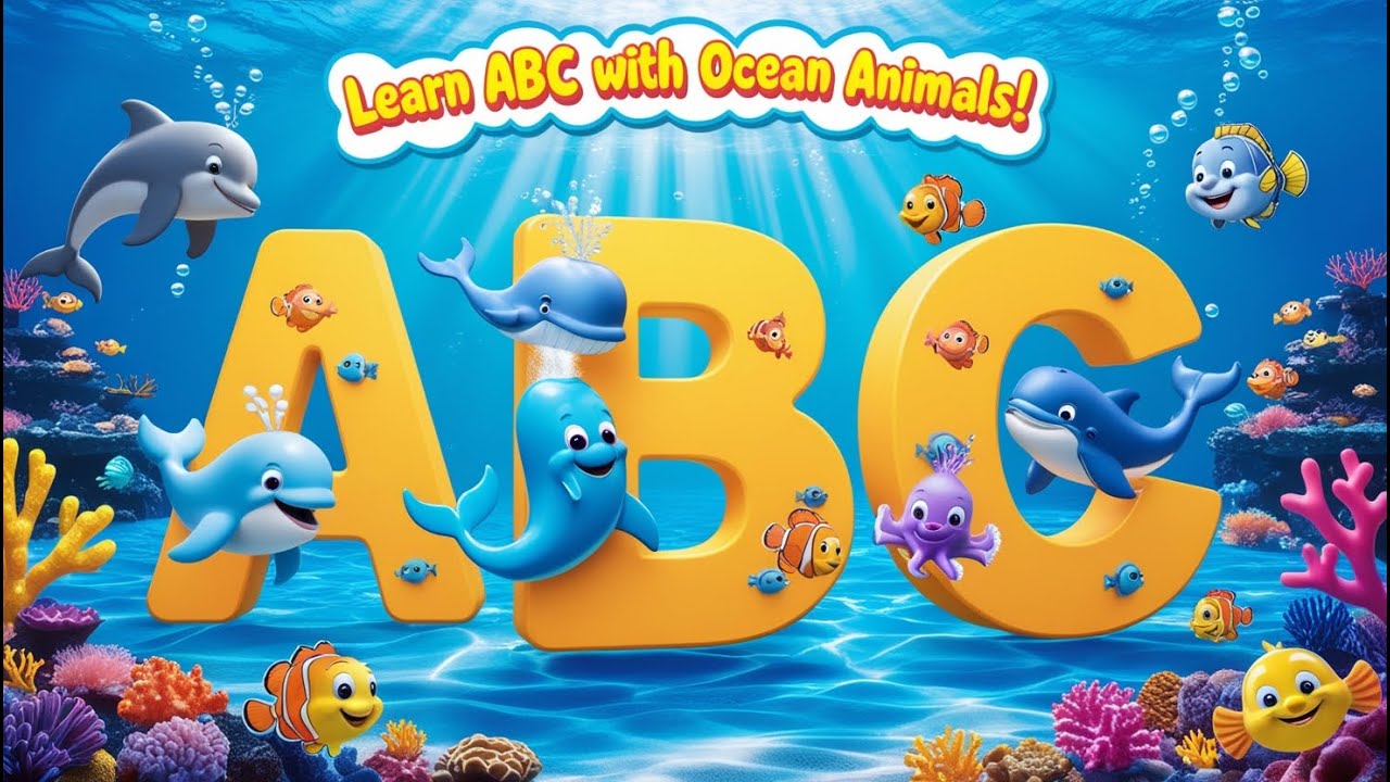 Learn the Alphabet with Ocean Animals | A to Z Underwater Adventure for ...