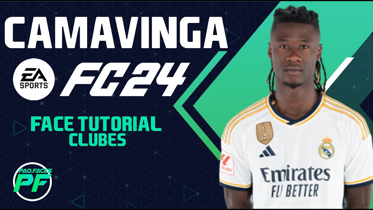 EA FC 24 EDUARDO CAMAVINGA FACE Pro Clubs CLUBES PRO Face Creation ...