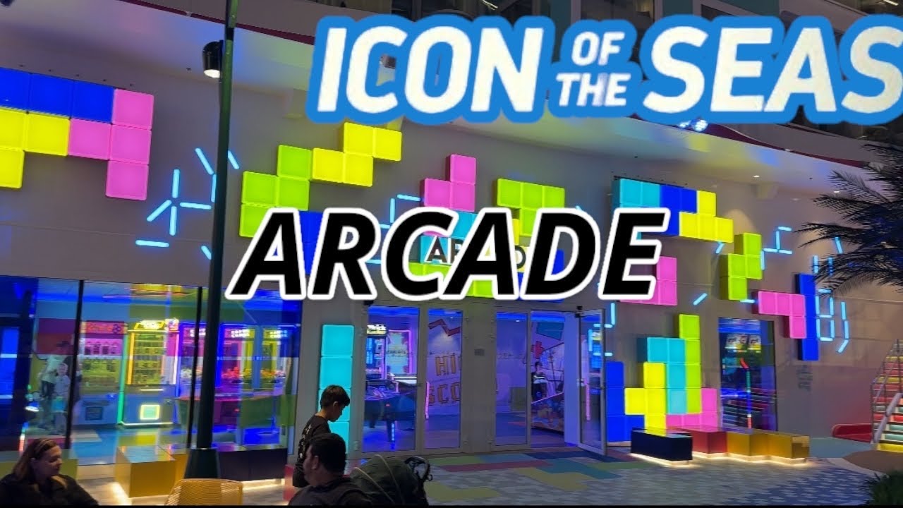 Arcade Tour On Royal Caribbean Icon Of The Seas - YouTube