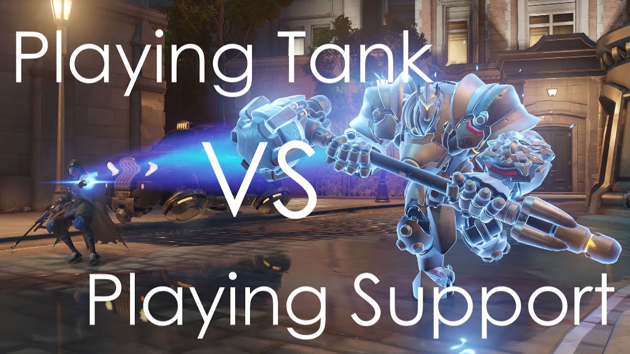 Playing Tank vs Playing Support | Overwatch - YouTube
