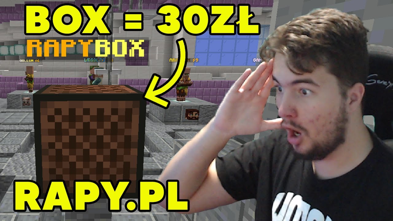 OTWORZYŁEM RAPYBOXA I WYPADŁO MI TO... BOXPVP RAPY.PL - YouTube