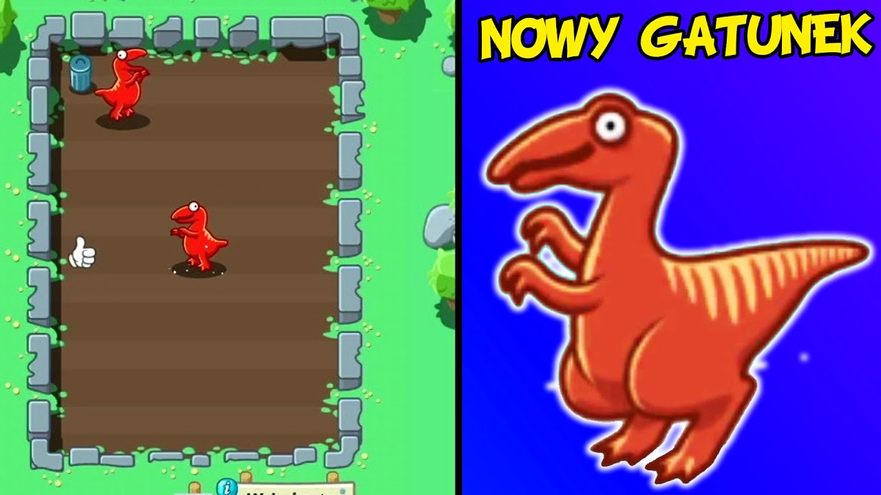 CRAZY DINO PARK PL NA TELEFON - NOWY GATUNEK DINOZAURA VELOCIRAPTOR ...