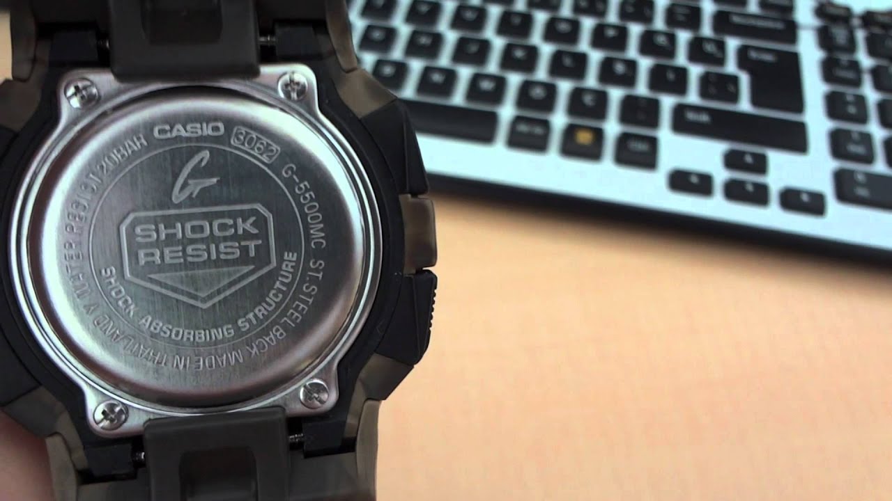 Casio G-Shock G-5500MC-5JF JAMIN Color Series - YouTube