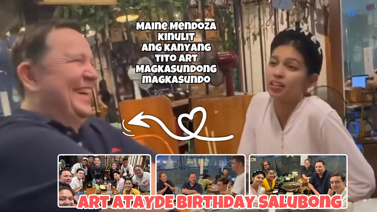 ART ATAYDE BIRTHDAY SALUBONG KASAMA SI MAINE MENDOZA ️ ART AT MAINE ...
