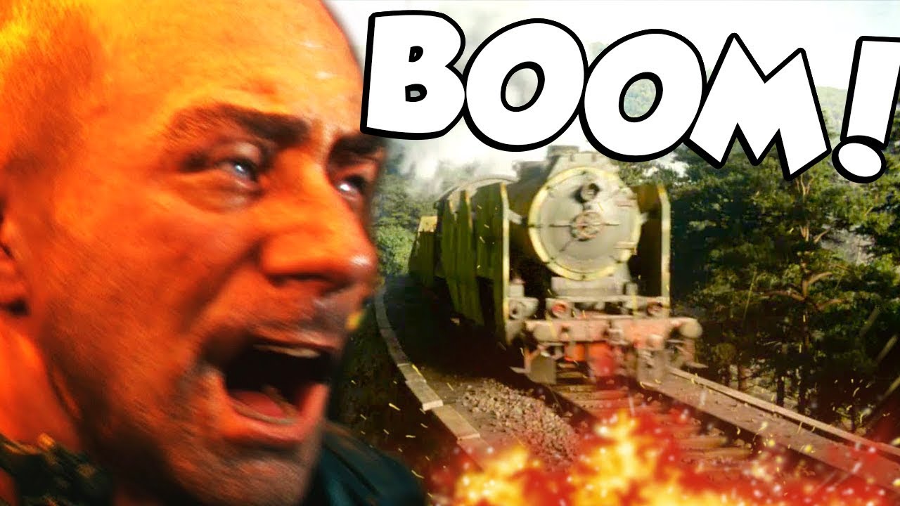 TRAIN GO BOOM! (Call of Duty WW2 Campaign #4) - YouTube