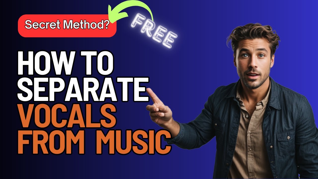 Separate Vocals From background Music - YouTube