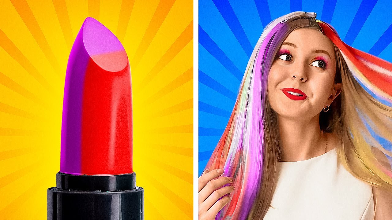 頭髮妙招和美容DIY || 123 GO! GOLD有趣的女生技巧 - YouTube