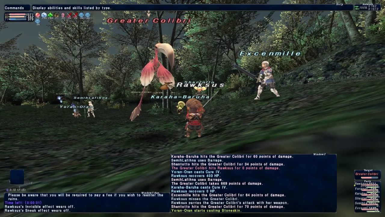FFXI - Leveling Rune Fencer (70-75) - YouTube