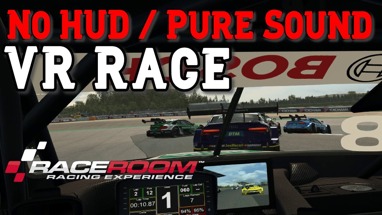 No HUD / Pure Sound VR Race - Raceroom's Amazing DTM 2020 Cars - YouTube