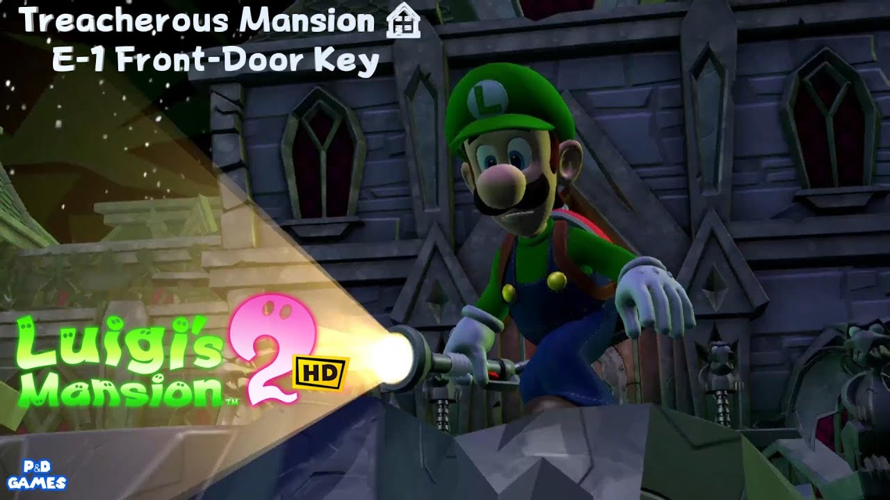 Luigi's Mansion 2HD: Dark Moon – Treacherous Mansion Begins! 🏚️ E-1 ...