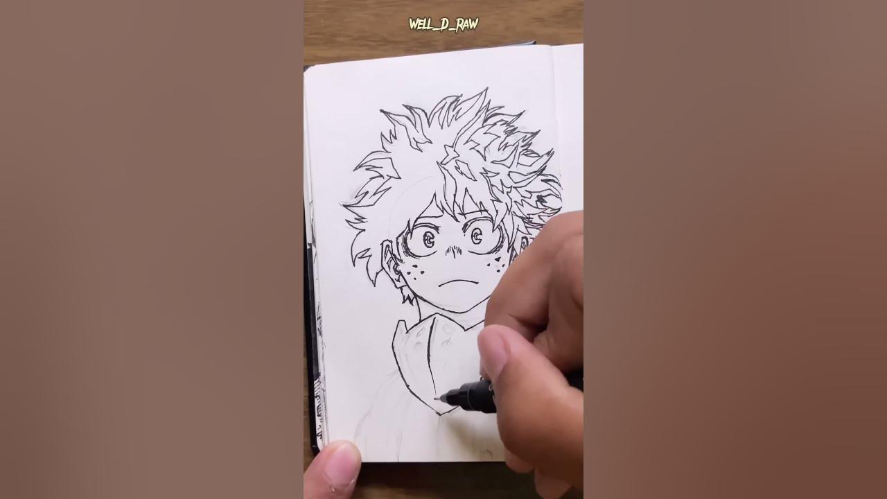 Asmr Drowing Daku😕 My Hero Academia Satisfying Shorts Asmr Youtube