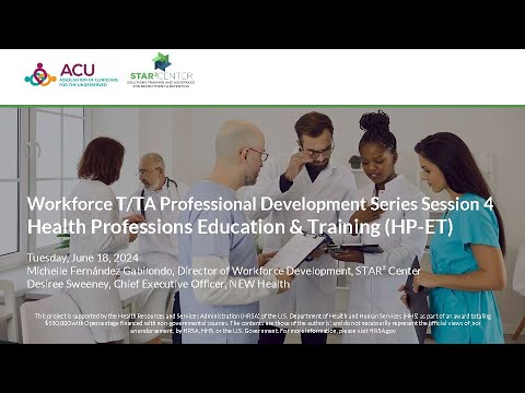 STAR² Center Workforce Training & Technical Assistance Professional ...