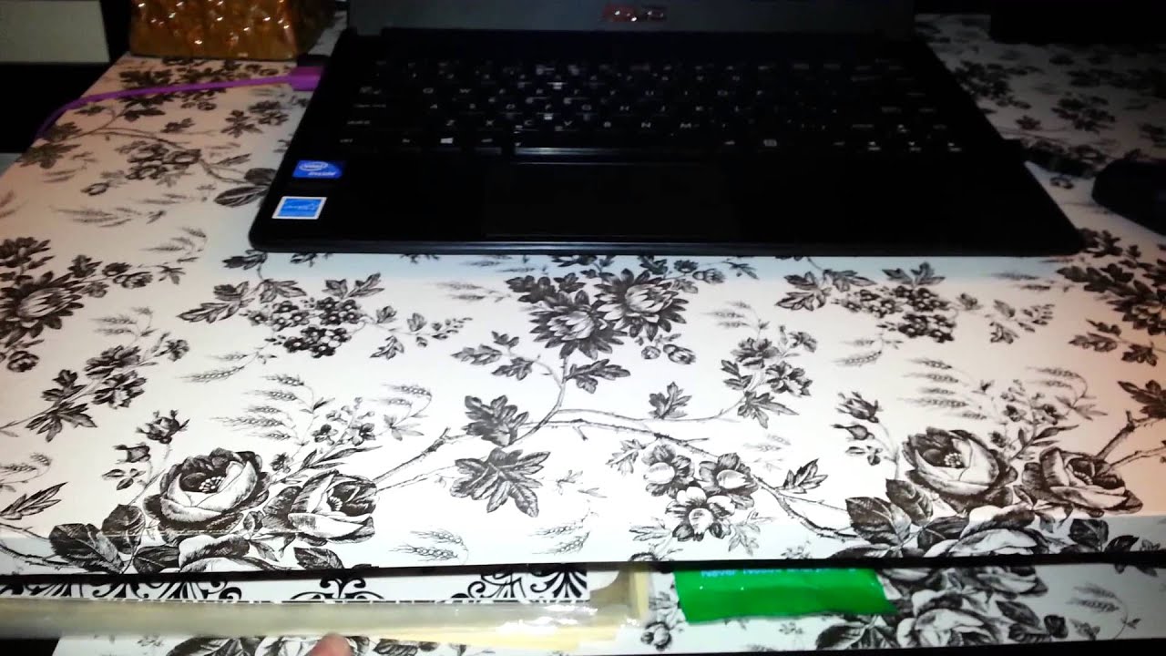 Dollar tree desk diy - YouTube