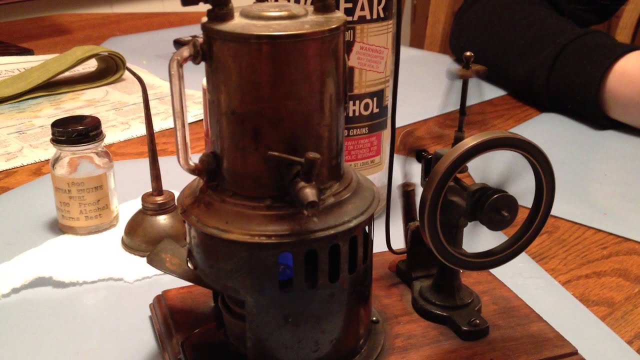 1890 Antique Toy Steam Engine - YouTube