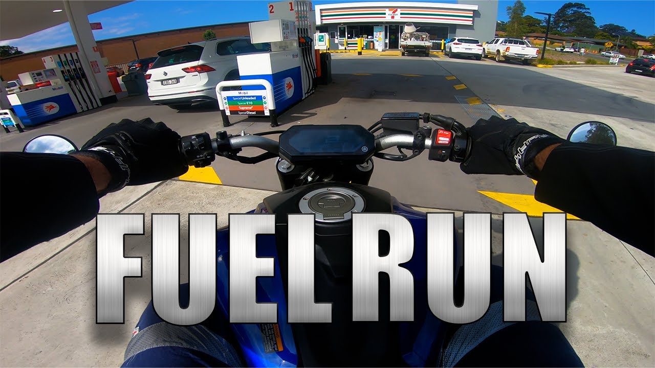 Fuel Run | Yamaha MT07 - YouTube