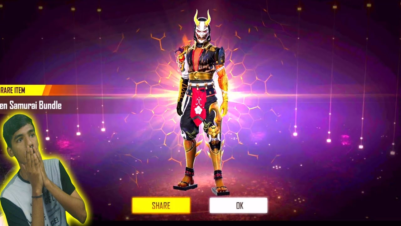 I GOT ' GOLDEN SAMURAI '|| I LOST MY MY 4999 DIAMONDS || FreeFire New ...