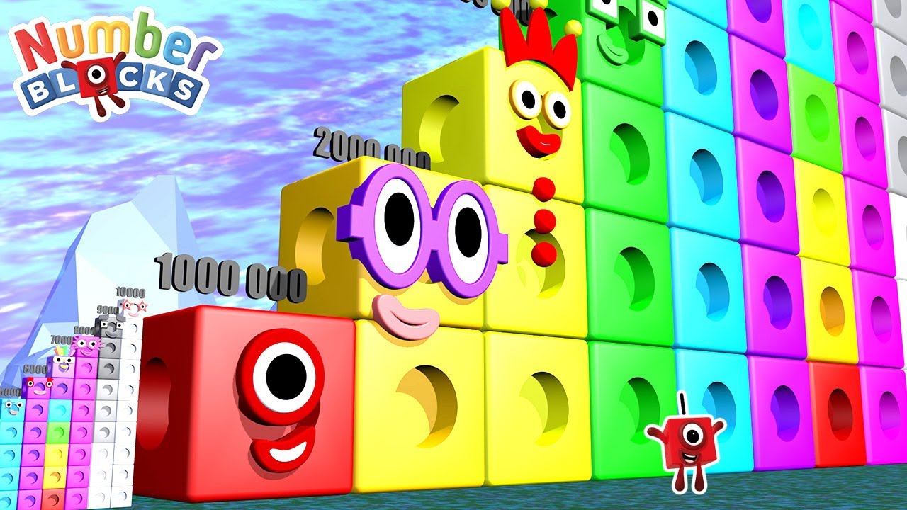 Numberblocks 1000 to 10000 vs 1000000 10000000 SMALL to BIGGEST Step ...