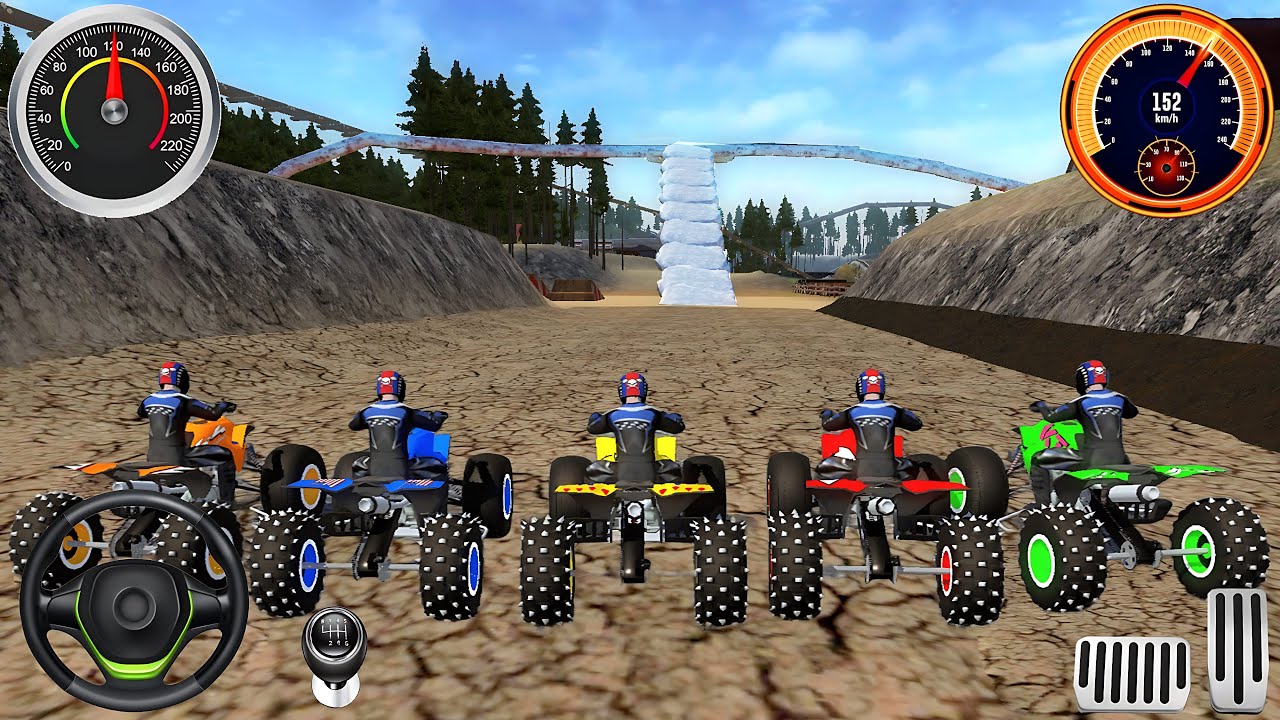 Impossible Dirt Quad Bikes Racing Game #2 - Extreme Motocross ATV Bike Stunts - Android IOS ...