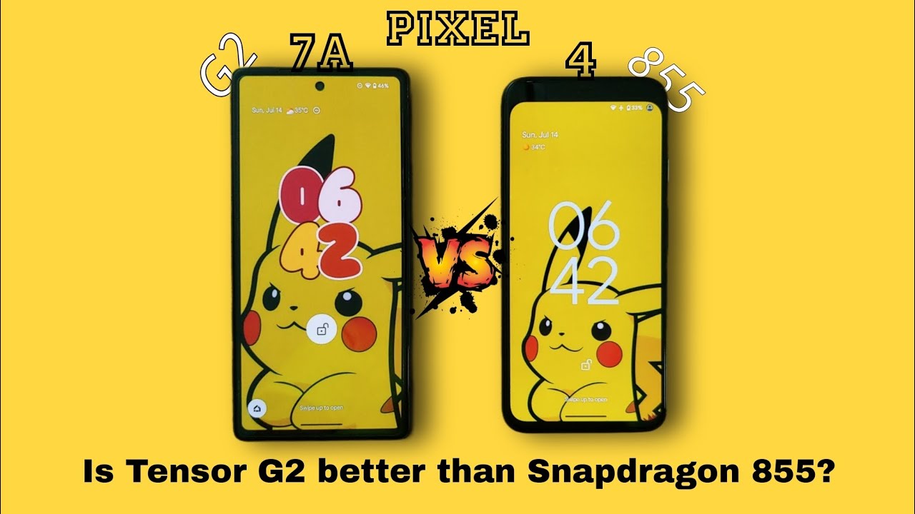 Google Pixel 7a vs Google Pixel 4 - Tensor G2 vs Snapdragon 855 - Which ...