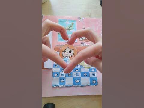Бумажная тока бока. 1 часть. Спальня. #токабока #бумажки #shorts - YouTube