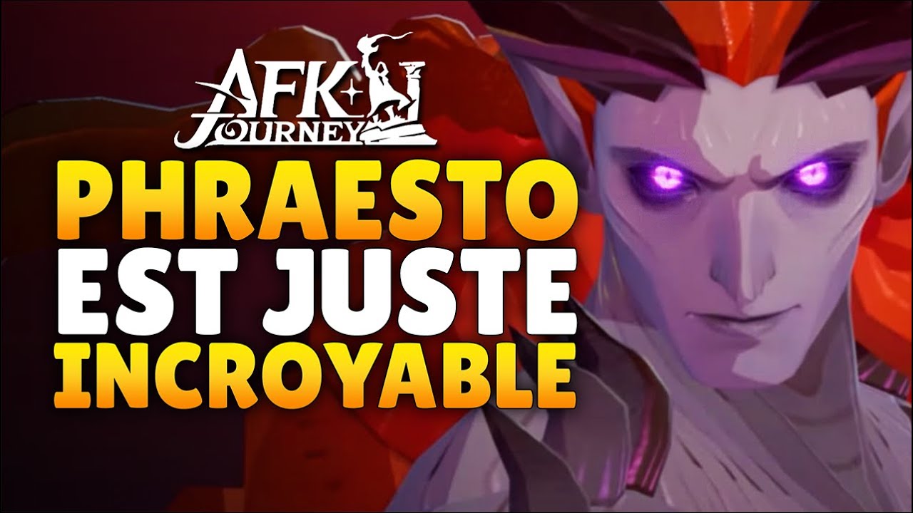 PREMIERE IMPRESSION de PHRAESTO sur AFK JOURNEY ! (Meilleur Tank) - YouTube