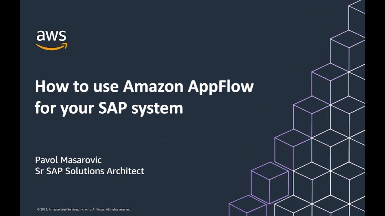 Extract Data from SAP applications to AWS services with Amazon AppFlow | Amazon Web Services ...