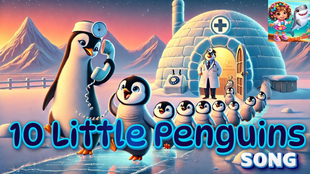 10 Little Penguins | Toddler | Preschool Fun Song - YouTube