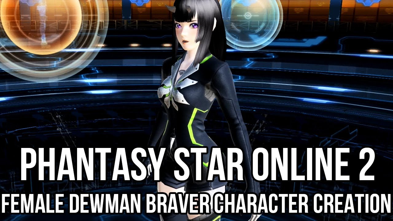 Phantasy Star Online 2 (Free MMORPG): Female Dewman Braver Character ...