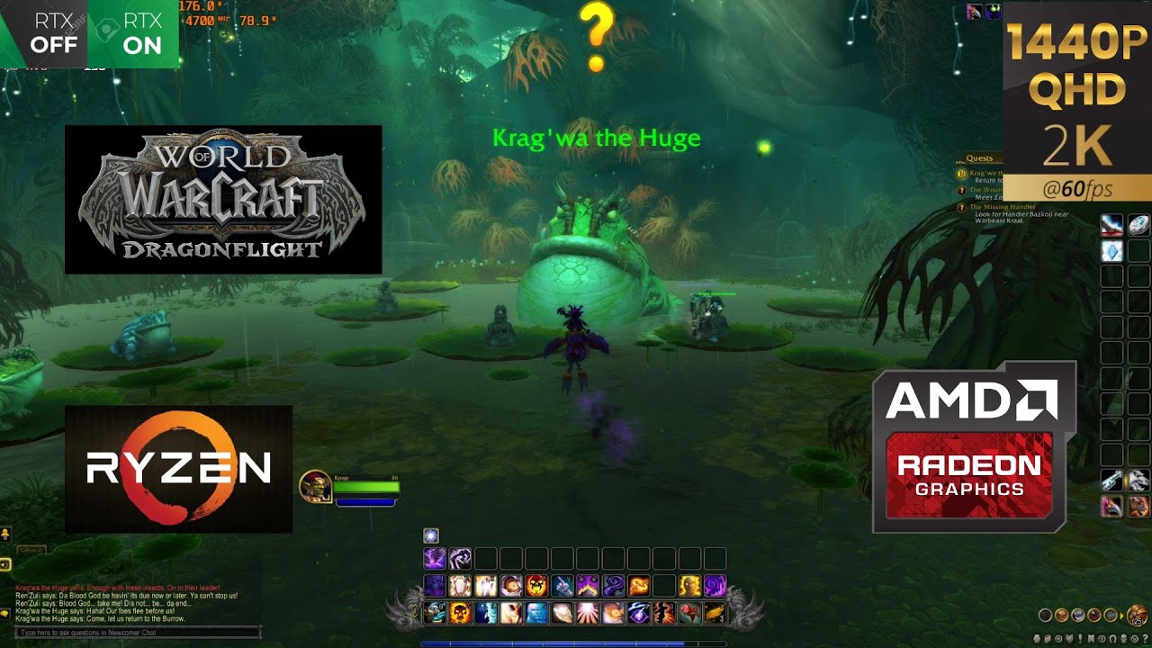 World Of Warcraft DF | Shadow Priest leveling up | Ray Tracing ON ...