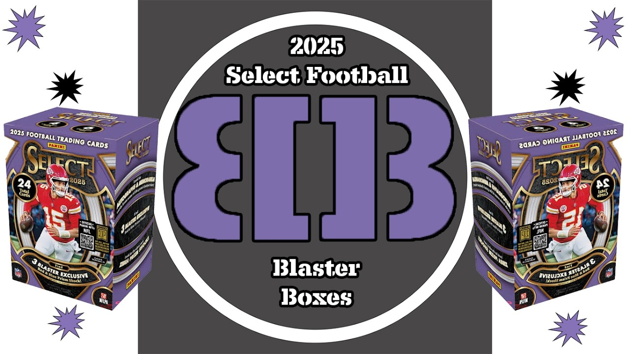2025 Panini Select Football Blaster Boxes - YouTube