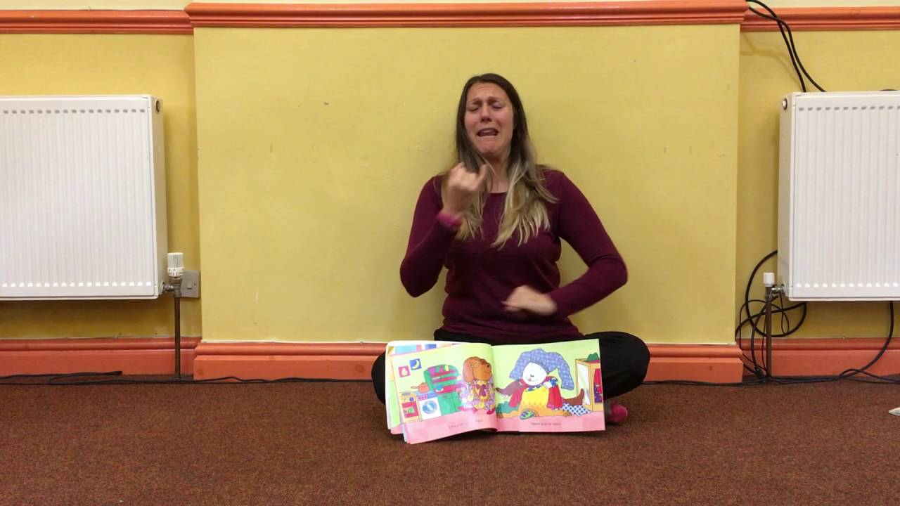 Goat goes to playgroup in British Sign Language (BSL) and read aloud ...