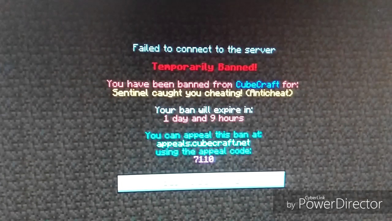 Ban sentinel cubecraft - YouTube