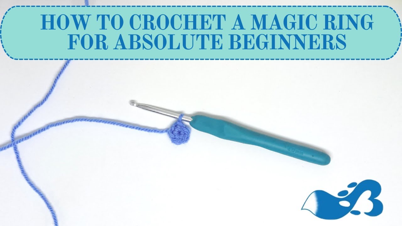 How to crochet a Magic Ring for absolute beginners | Magic Circle ...