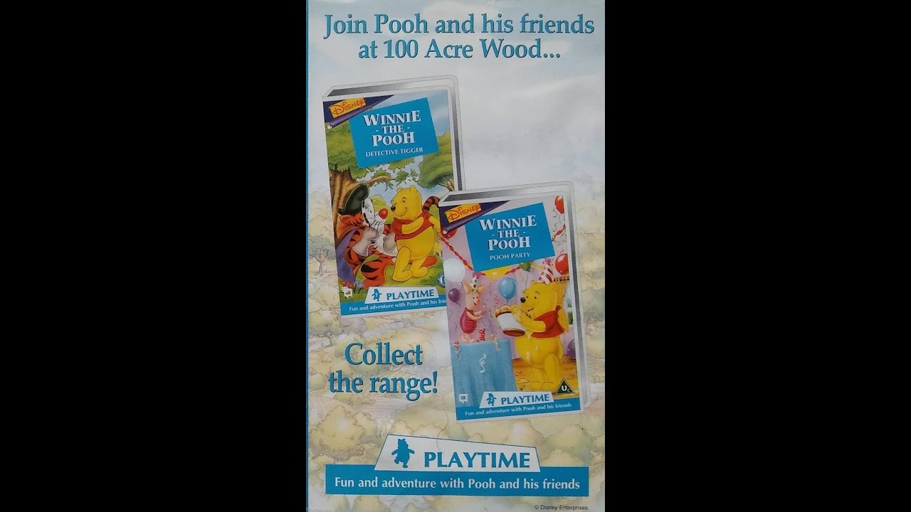 Disney's Winnie the Pooh Playtime Videos (Trailer VHS 1994 UK) - YouTube