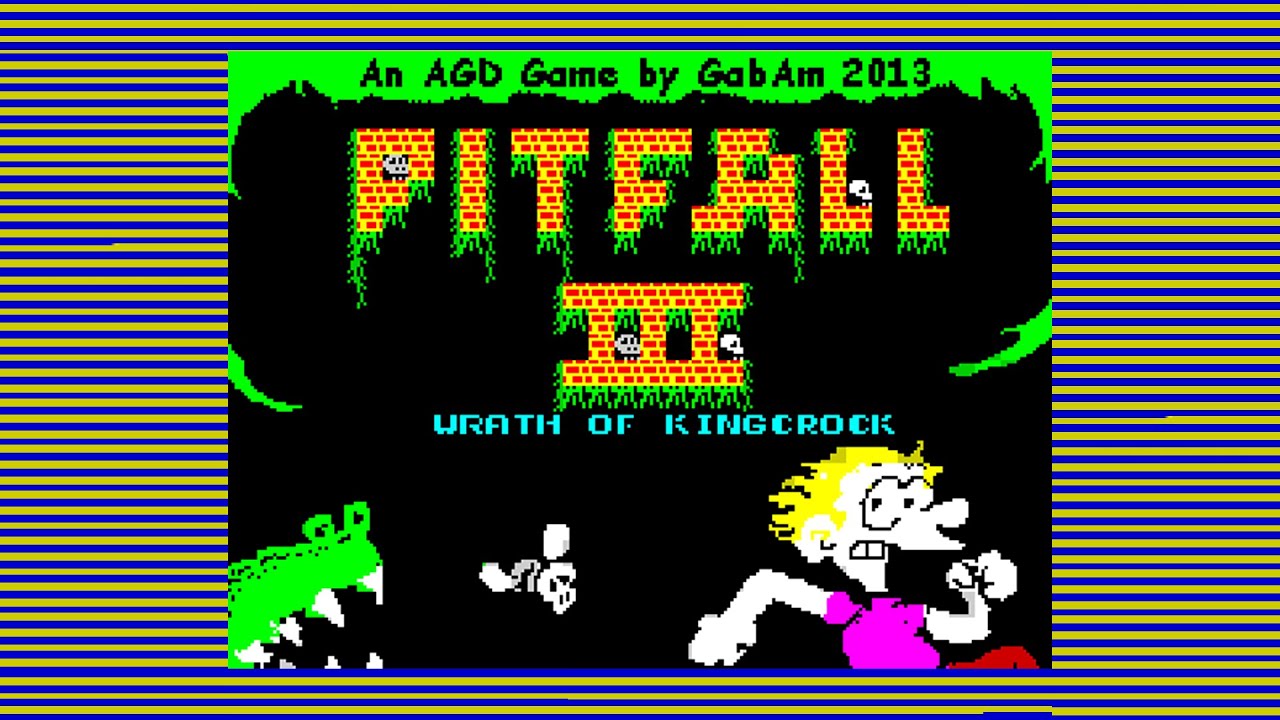 Быстрый обзор игры Pitfall III Wrath of Kingcrock ZX Spectrum - YouTube