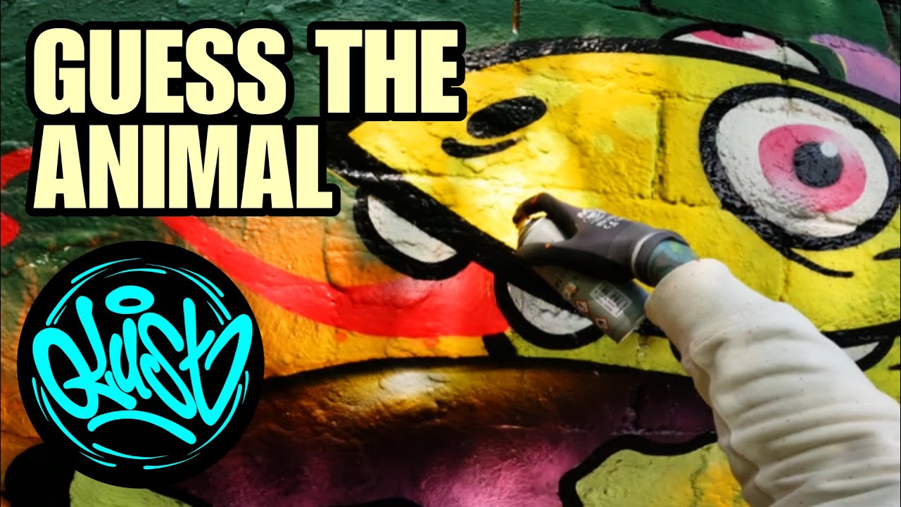 Graffiti - CAN YOU GUESS THE ANIMAL Testing NBQ Cans - Can control ...