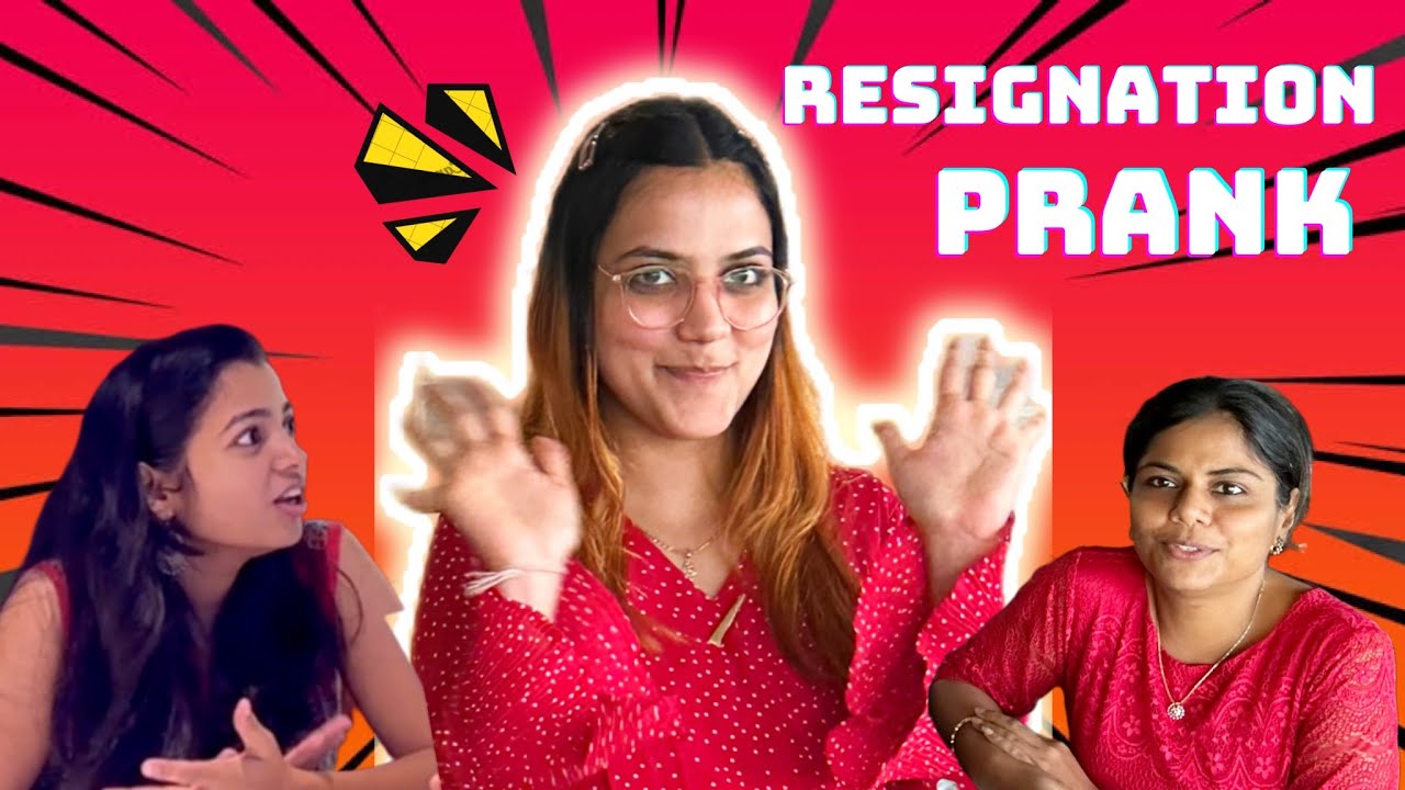 RESIGNATION PRANK on my Boss 😱🙈 | Neha Patel - YouTube