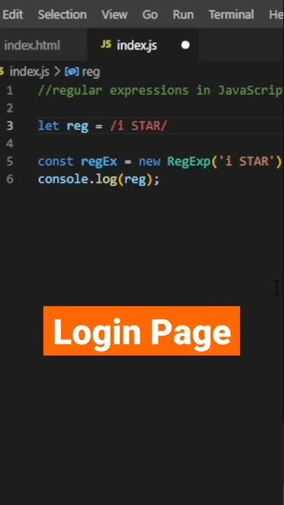 Regular Expressions in JavaScript #regexp #javascript #shorts - YouTube