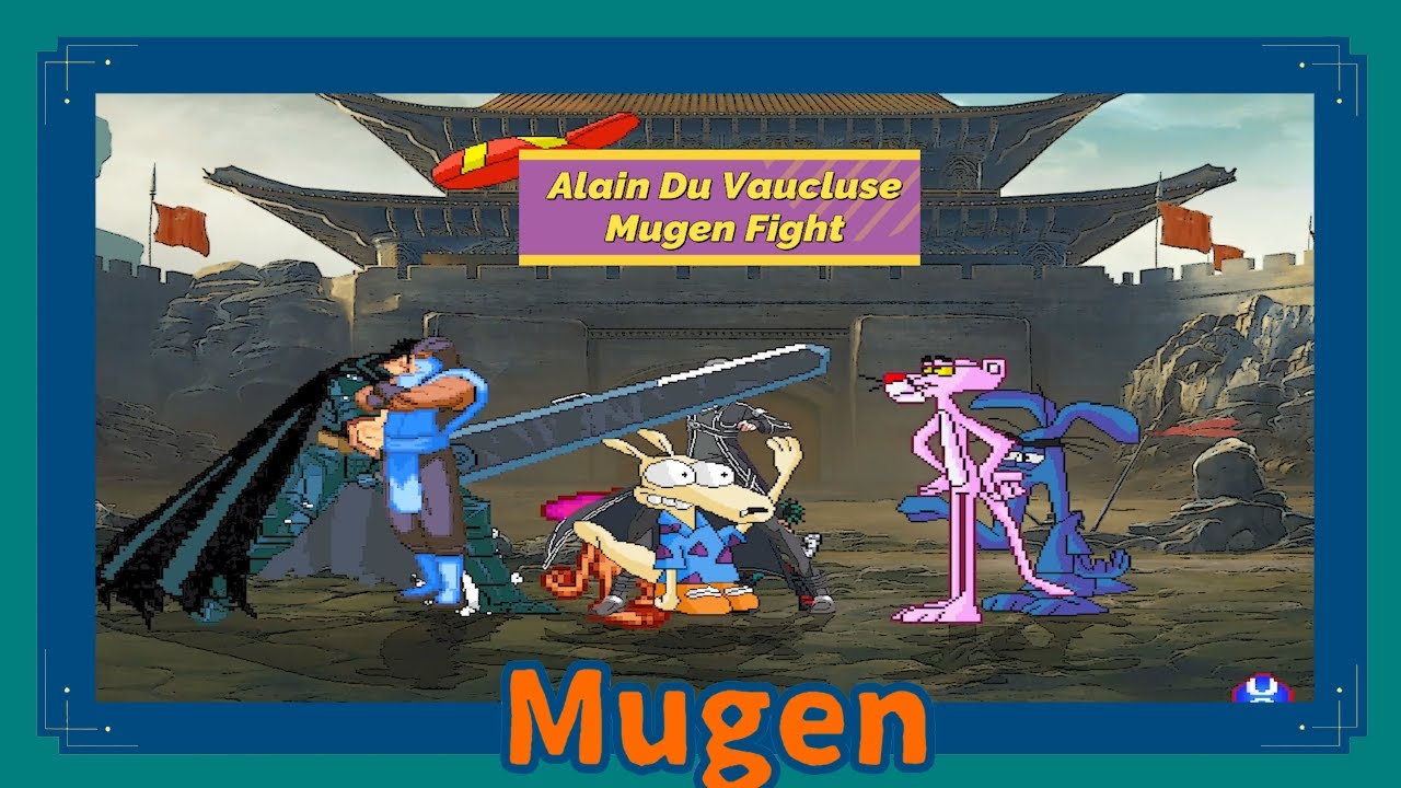 Mugen : Sub-Zero, Guts, Rocko & Ren Hoek Vs Pink Panther, Blue Aardvark ...