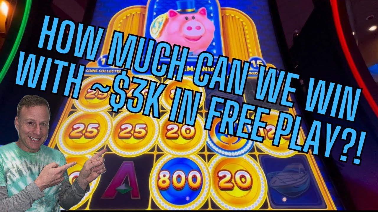 11 games using ~$3k in free play - YouTube