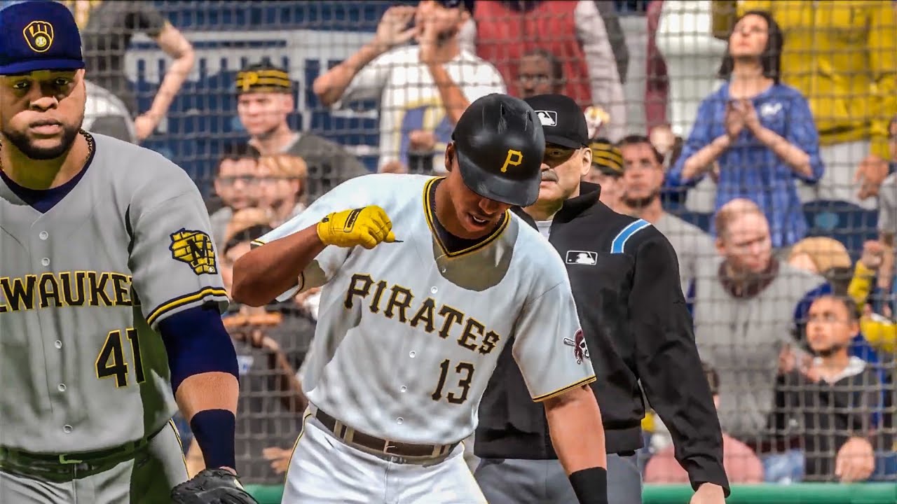Pittsburgh Pirates vs Milwaukee Brewers 9/4/2023 MLB The Show 23 ...