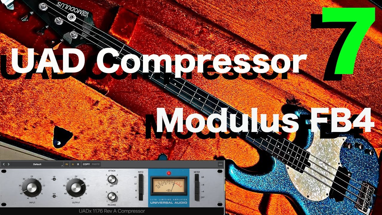 【コンプは沼！？】UAD(ユニバーサルオーディオ)のコンププラグイン7つを試し弾き【Modulus FB4使用】 - YouTube