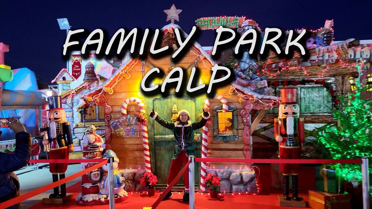 Family Park | Calpe, Spain | 4K Walk | Amusement Park | Christmas ...