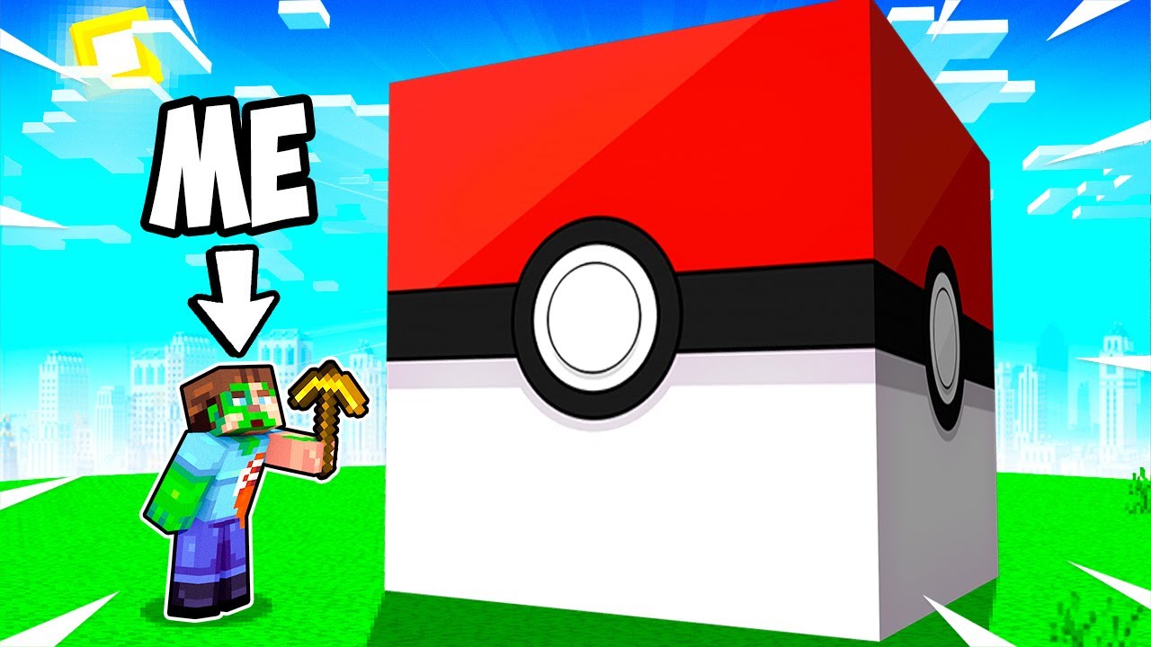 Opening GIANT Lucky Blocks To Get GOD POKEMON in Minecraft - YouTube