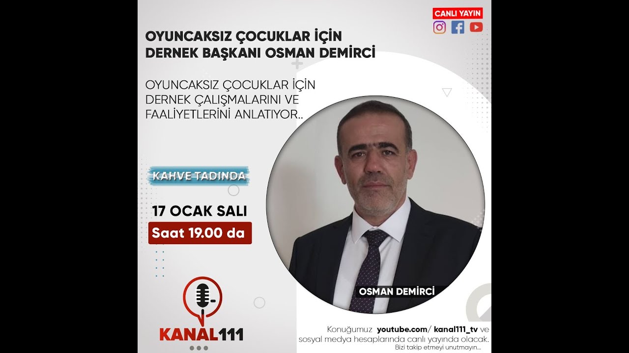 Kahve Tadında bu haftaki konuğu OSMAN DEMİRCİ - YouTube