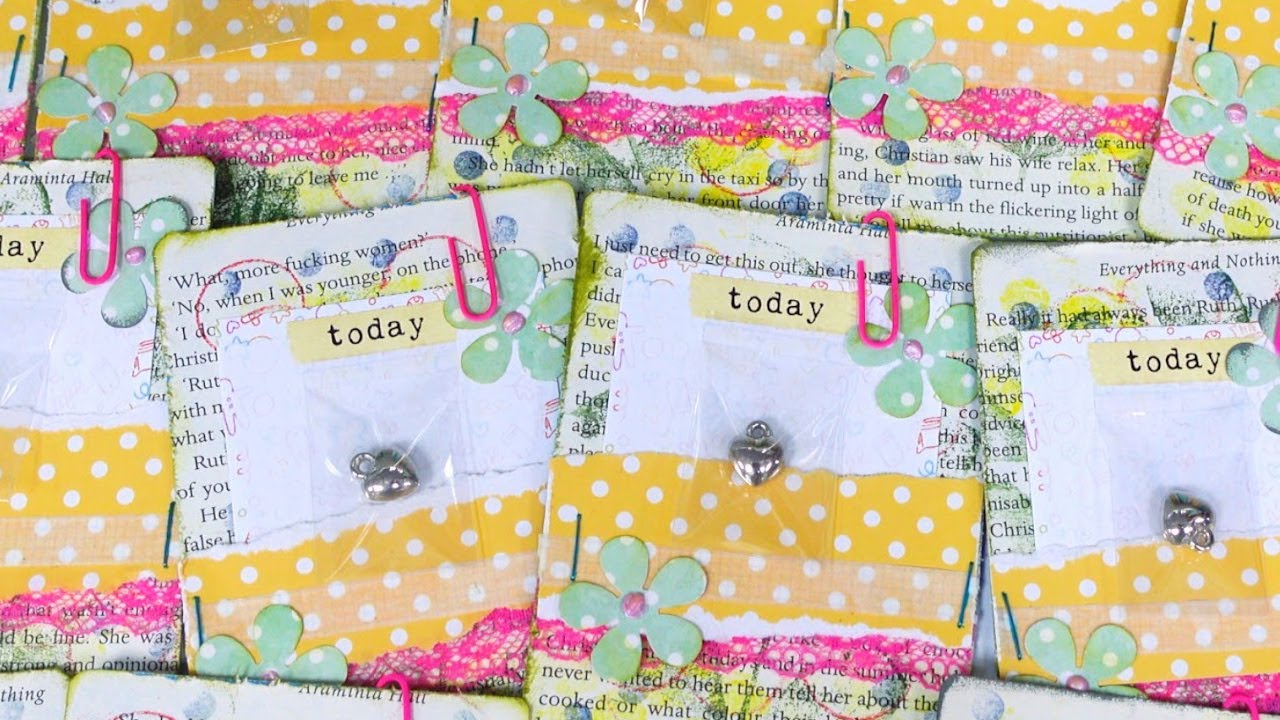 LET'S MAKE JOURNAL CARDS | DIY STAMPING | Journaling, Scrapbooking ...