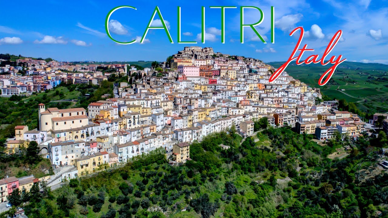 Calitri Campania, Beautiful 4k Drone Video tour of Calitri Avellino ...