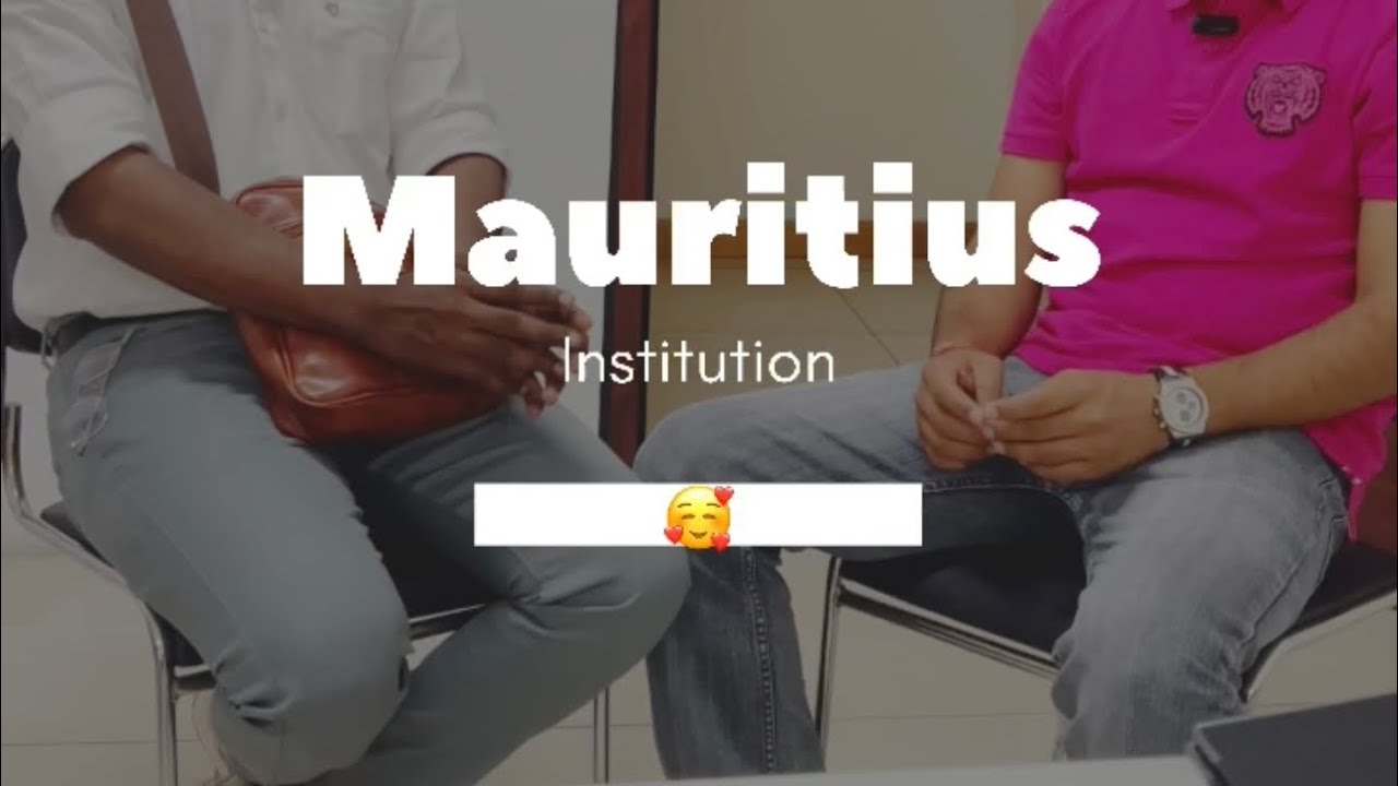 Mauritius students experience 🥰 - YouTube